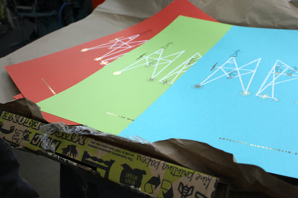 Making the Poster for the King of Bike Poster Parties - ARTCRANK